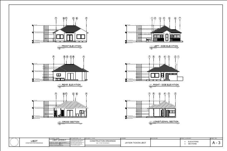 building-tech-Model.pdf-ELEVATIONS | PDF | Motor Vehicle | Car