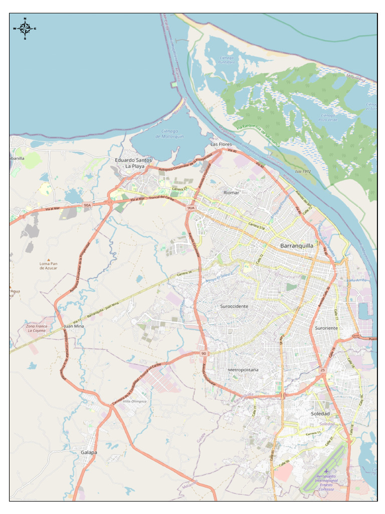 Mapa Barranquilla | PDF