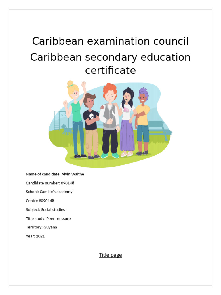 Social Studies | PDF | Adolescence | Behavioural Sciences