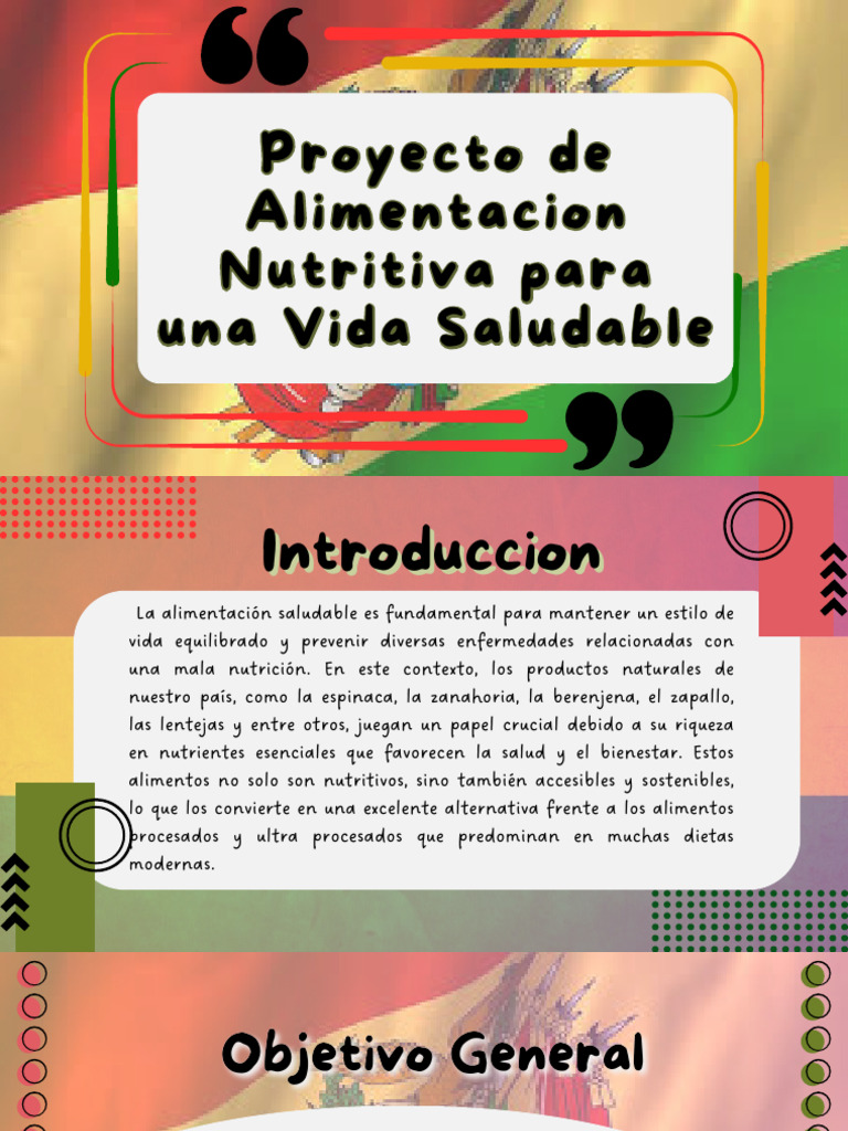 Proyecto de Alimentacion (1) | PDF | Alimentos | Nutrición