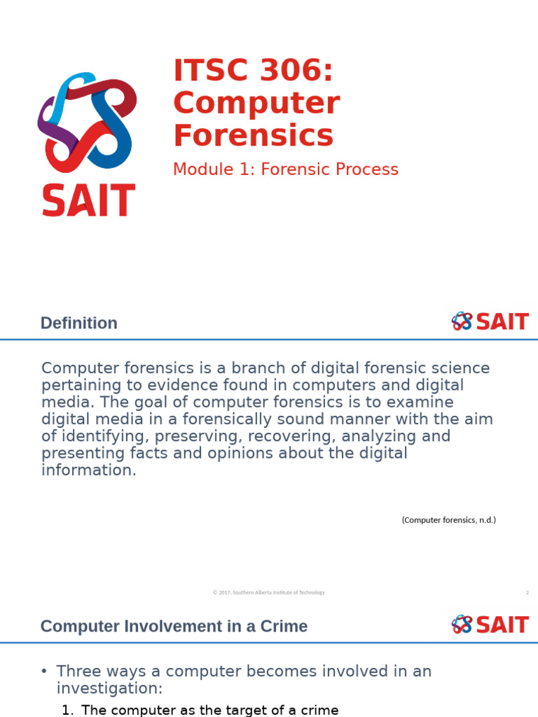 Module 1 - Forensic Process | PDF | Digital Forensics | Computer Forensics