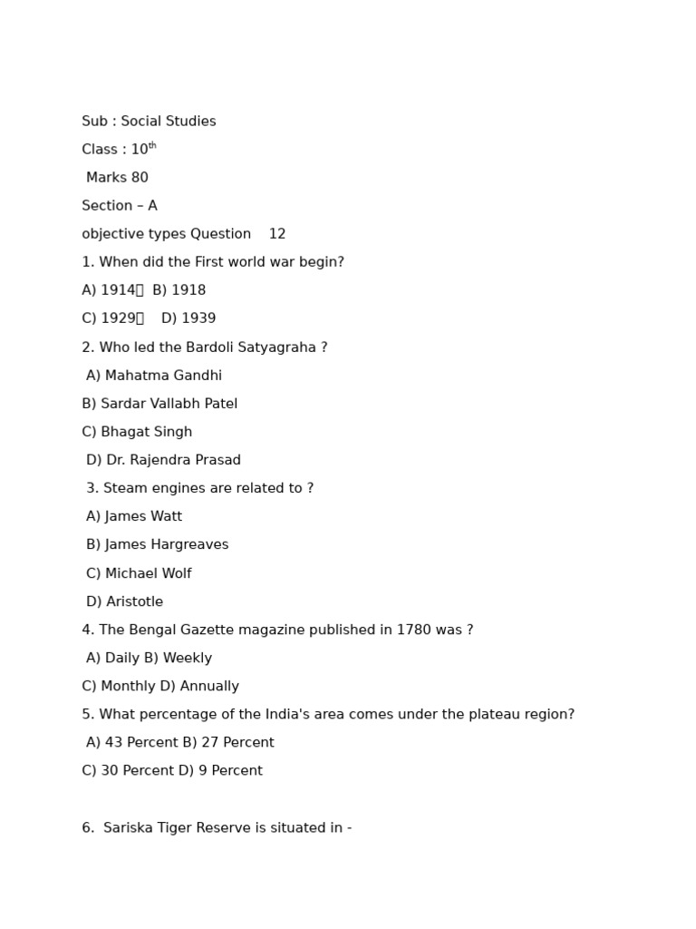 Class 10 SST | PDF | Economies