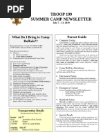 Scouts Canada Adventure Application Form | PDF