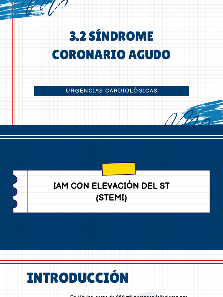 Guía de Manejo de IAM con Elevación ST | PDF | Infarto de miocardio ...