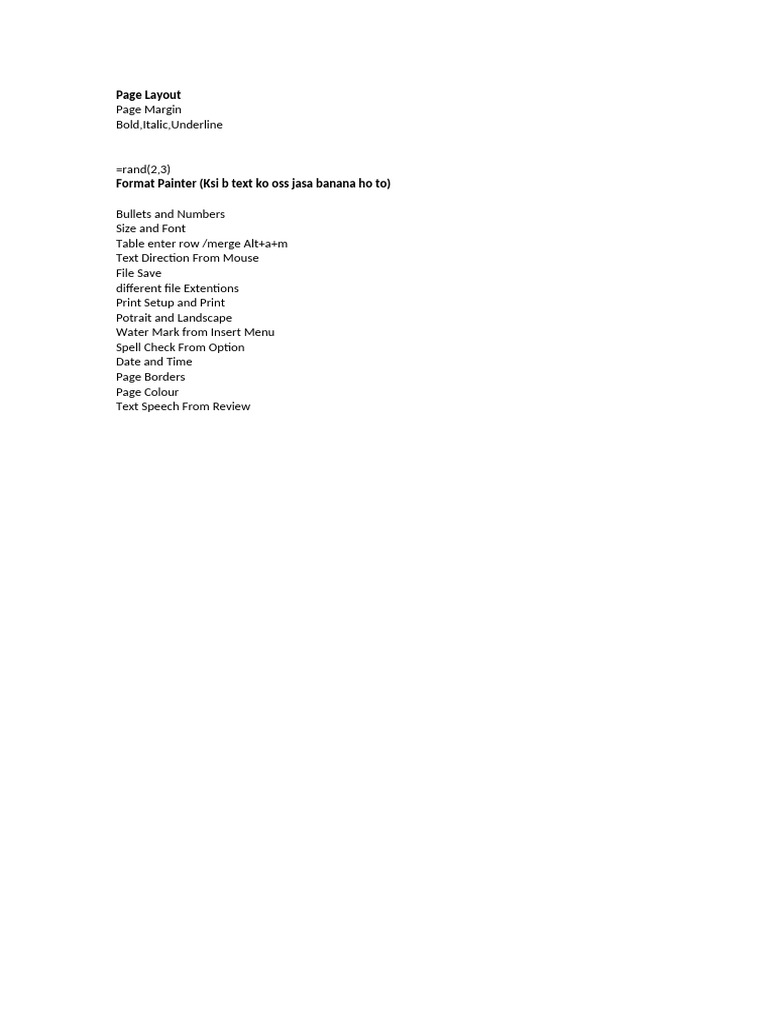 Document Formatting Guide | PDF