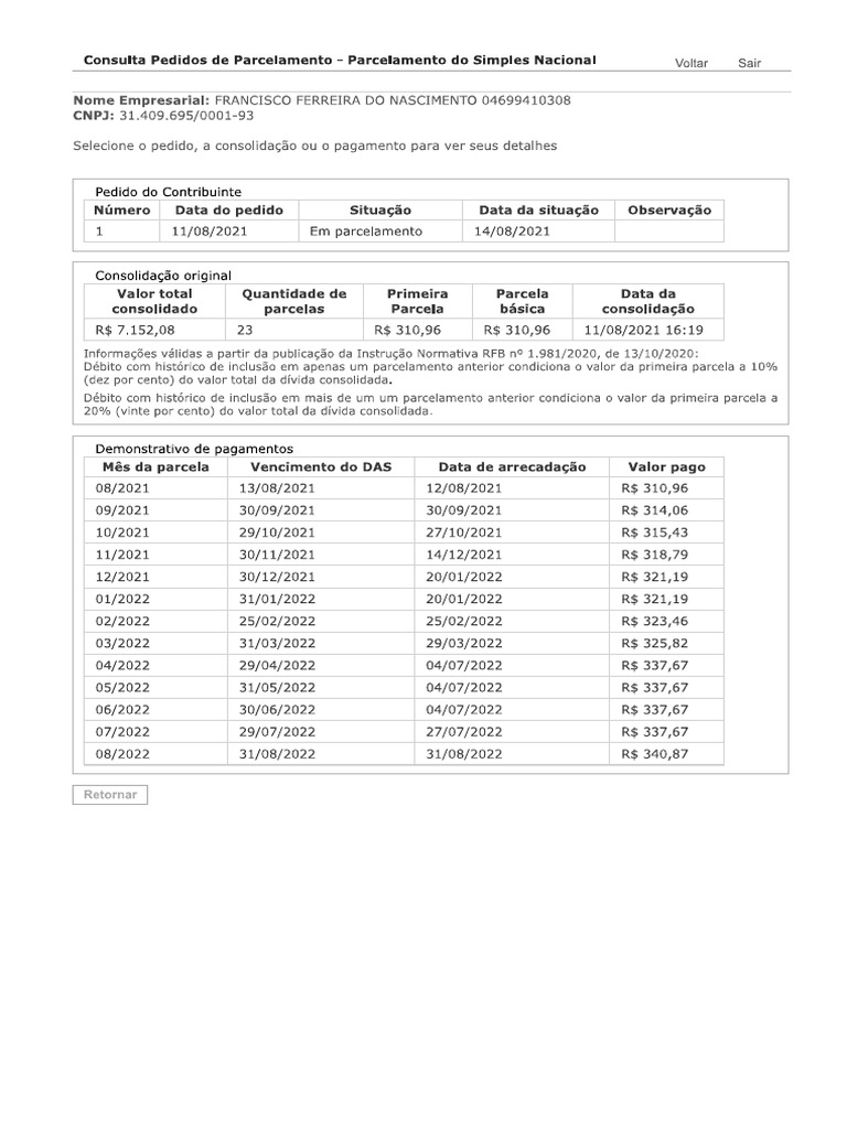 Parcelamento Francisco | PDF