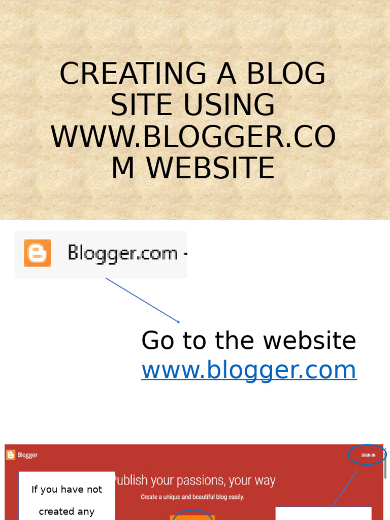Creating A Blog Site | PDF
