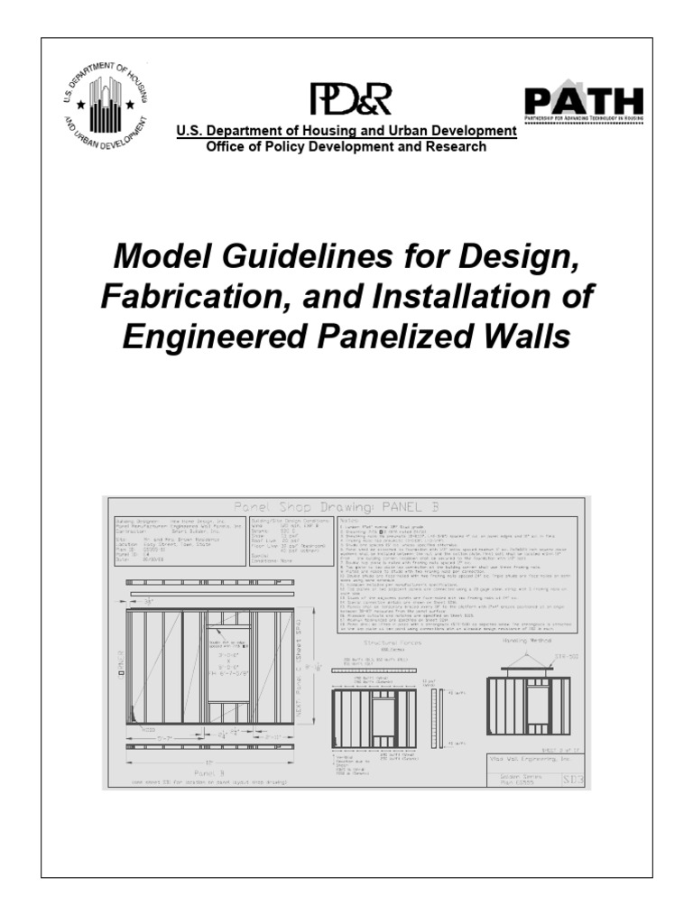 PANELIZE_WALL_GUIDELINES | PDF | Framing (Construction)