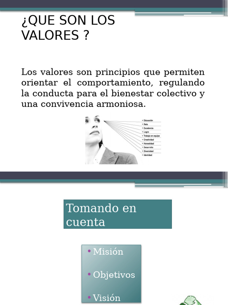¿Que Son Los Valores ? | PDF
