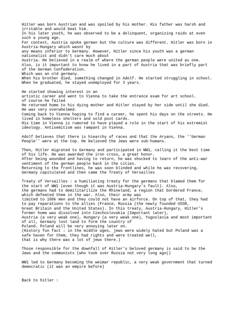 Hitler Was Born Austrian | PDF | Nazi Germany | Adolf Hitler