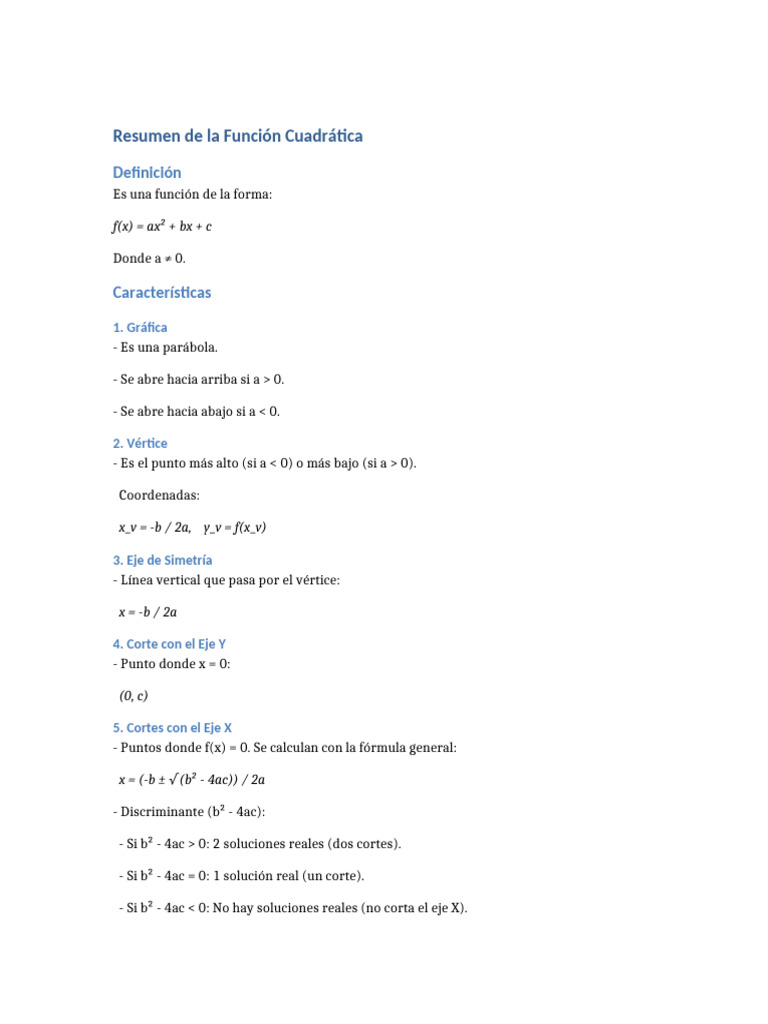 Funcion_Cuadratica | PDF