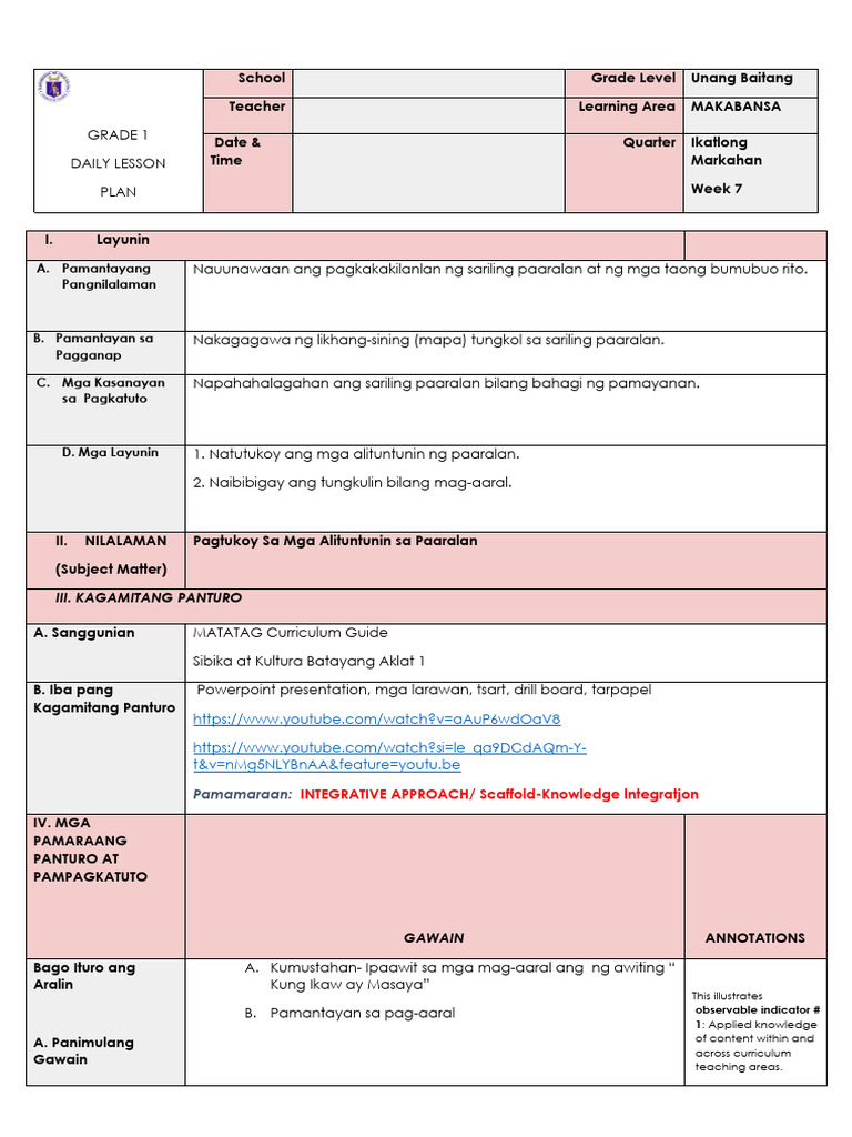 Cot Makabansa Q3 W7 | PDF