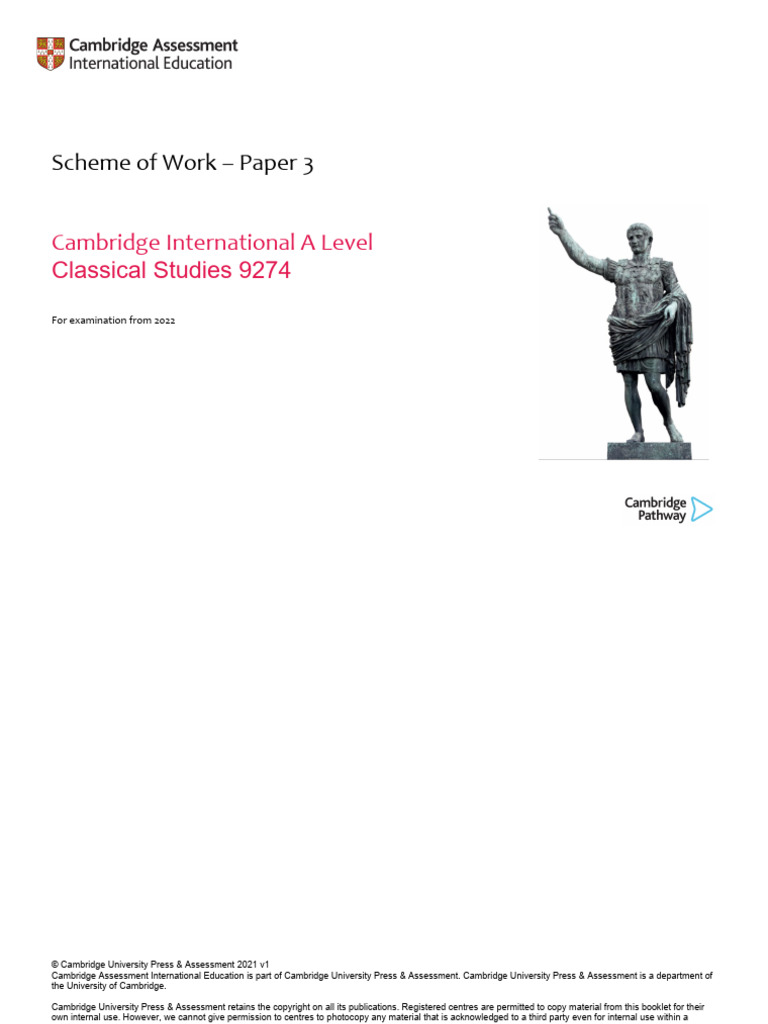 9274 Scheme of Work Paper 3 (For Examination From 2022) | PDF | Sparta ...