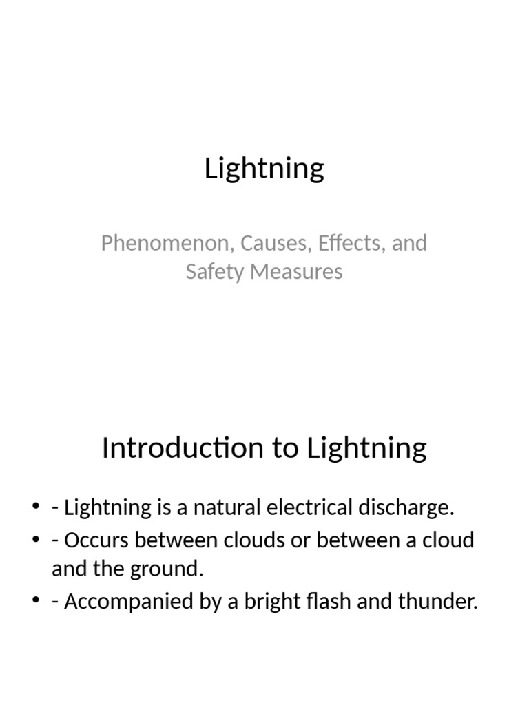 Lightning Presentation | PDF