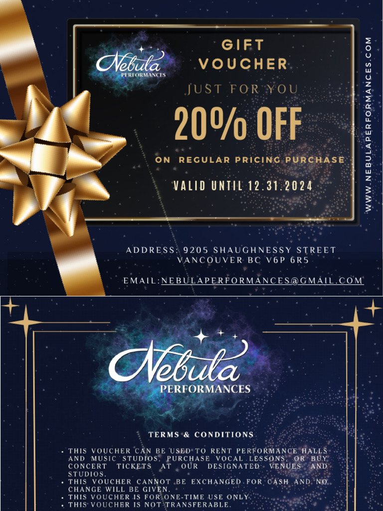 Nebula Voucher | PDF