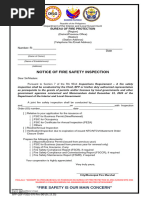 Fire Safety Inspection Certificate Form | PDF