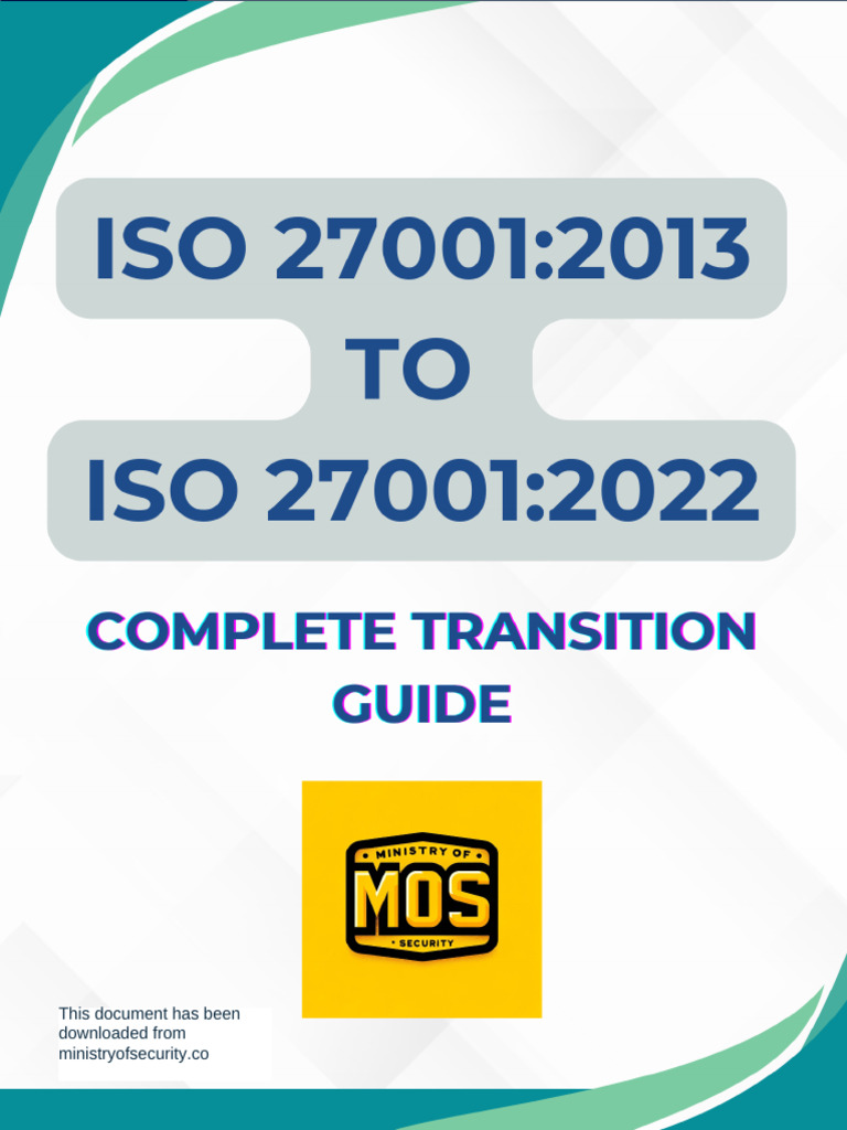 ISO Transition Handbook | PDF | Security | Computer Security