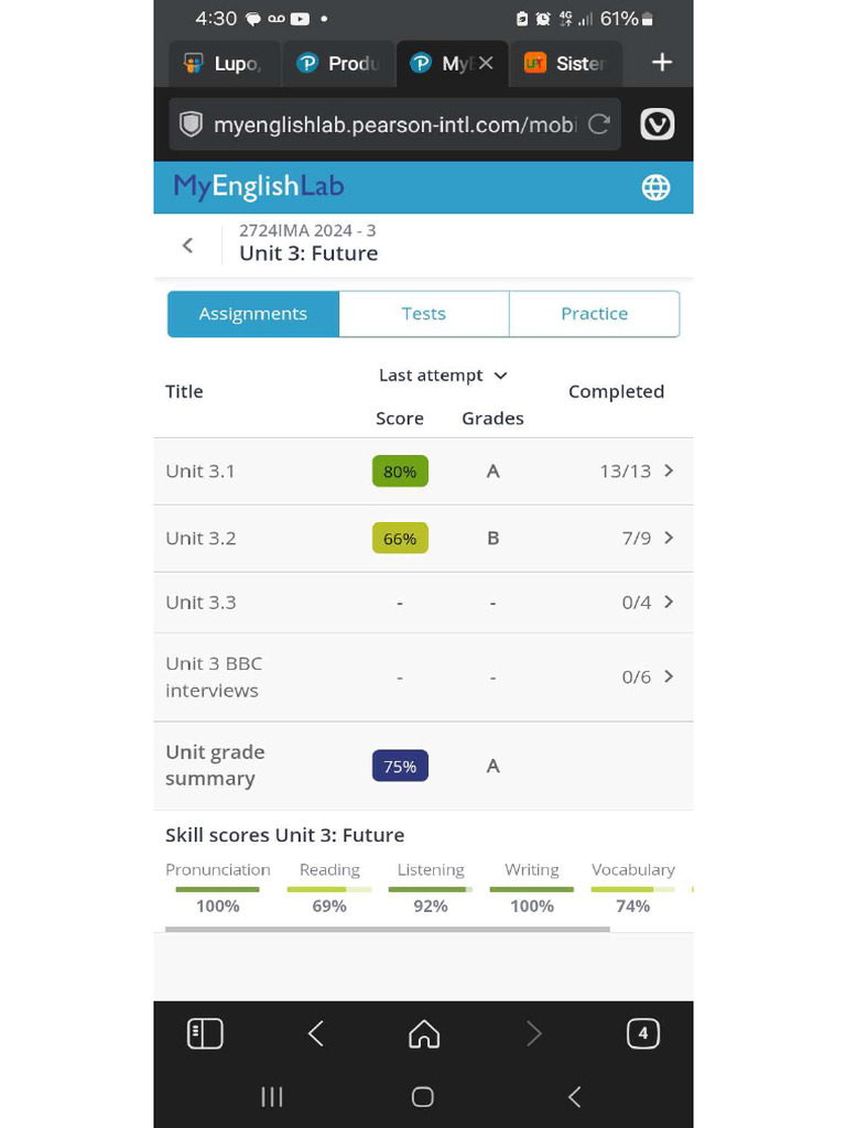 U3 ED3 My EnglishLab | PDF