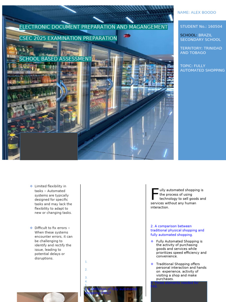 A.B SBA Electronic Document Preparation and Management | PDF | Automation | Business