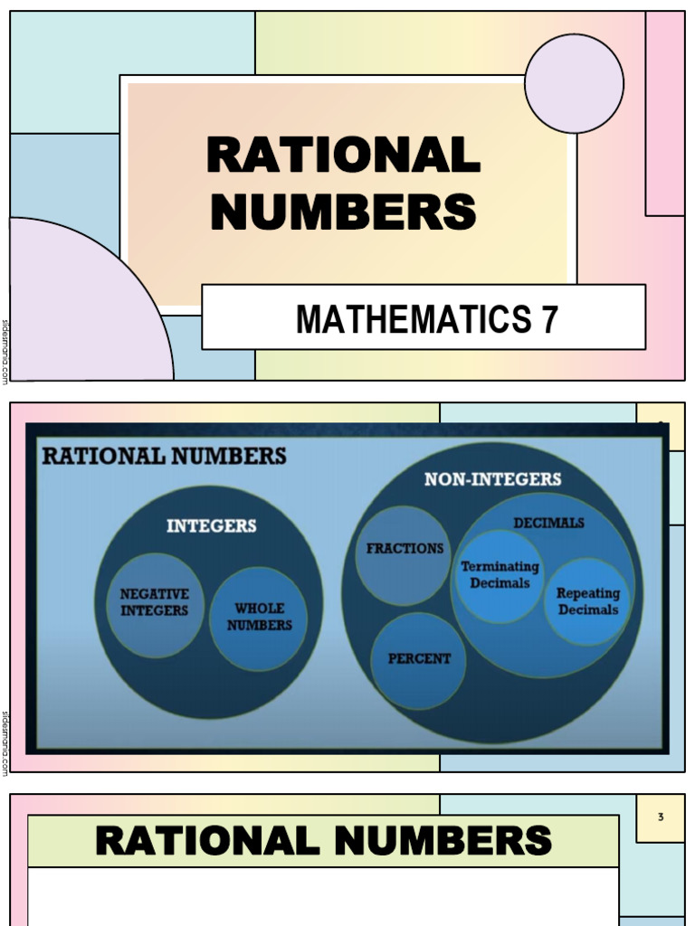 MATH-7-RATIONAL-NUMBERS | PDF | Numbers | Rational Number