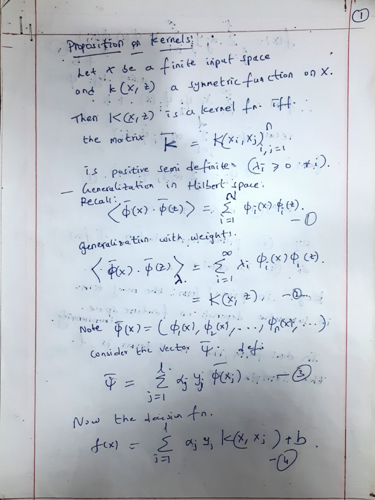 Positive Semidefinite Kernels and Mercer's Theorem | PDF