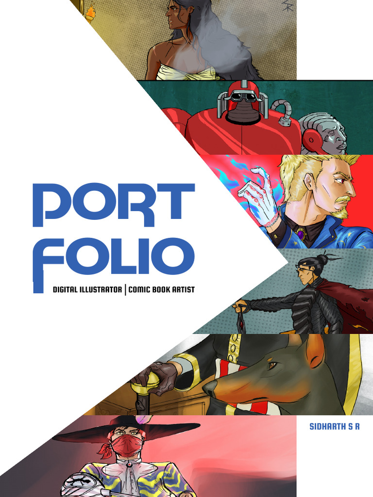Digital Illustrator Portfolio: Sidharth S R | PDF