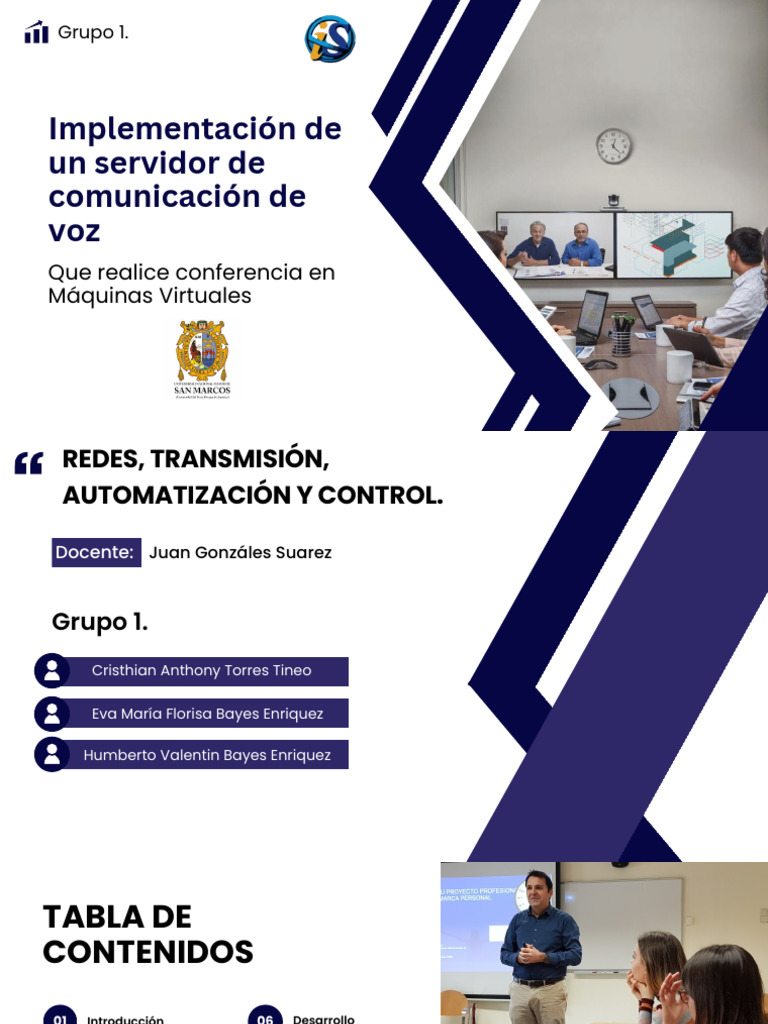 G1 - Implementación de un servidor de comunicación de voz | PDF | Dirección IP | protocolo de ...