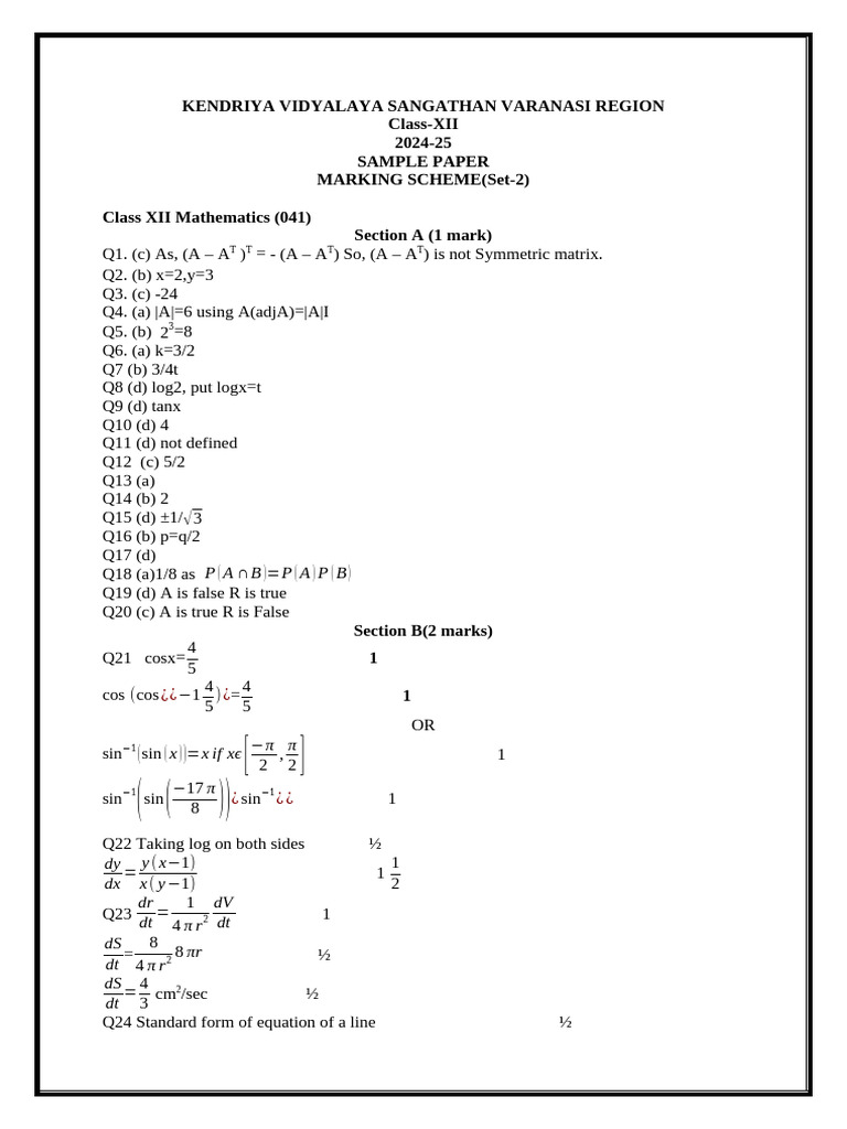 4-Set-2-MS SLOW | PDF | Linear Algebra | Geometry