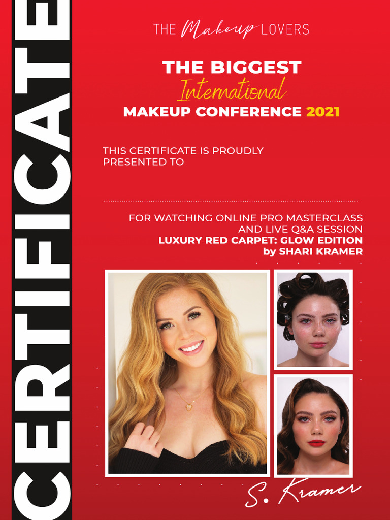 Certificate - Shari Kramer - PDF | PDF