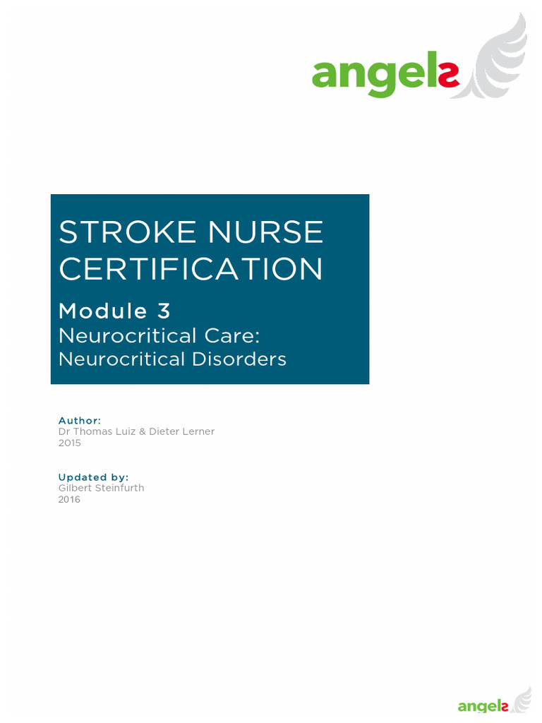 SNC Module 3 - Neurocritical Care Neurologcal Disorders - Revised Jul ...