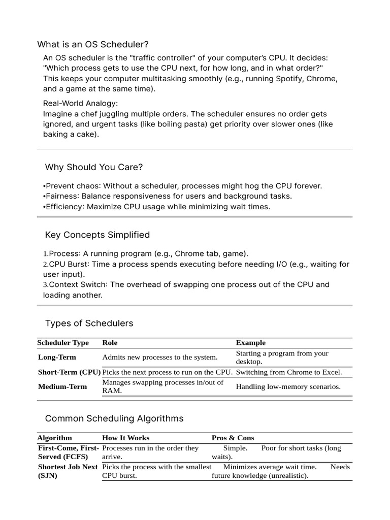 Osschedulers Pdf Scheduling Computing Process Computing 4344