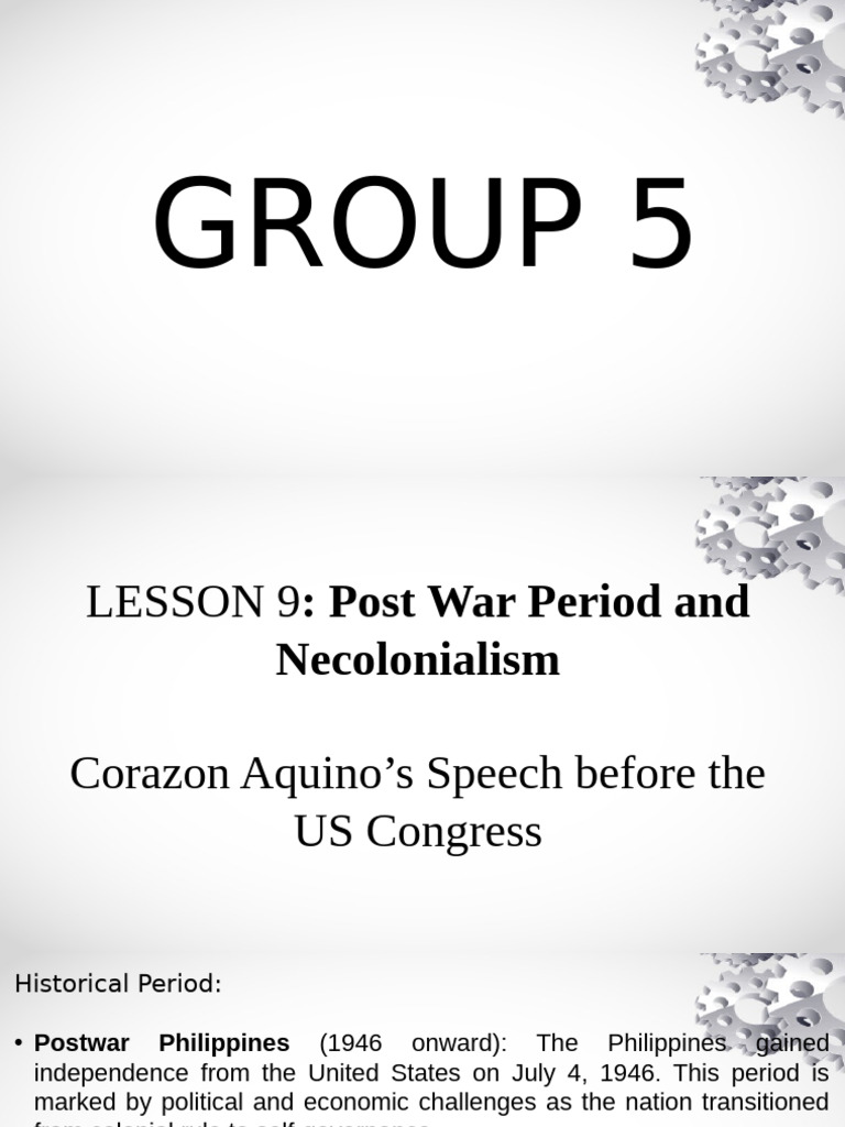 Bsit 1 A G5 Lesson 9 | PDF | Corazon Aquino | Democracy