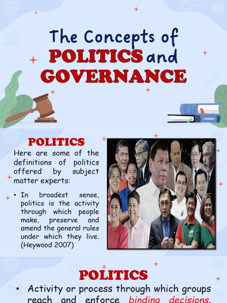 The Concepts of Politics, Governance and Government | PDF | Democracy ...