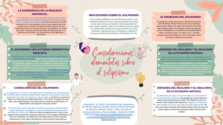 Consideraciones sobre el solipsismo | PDF | Realidad | Idealismo