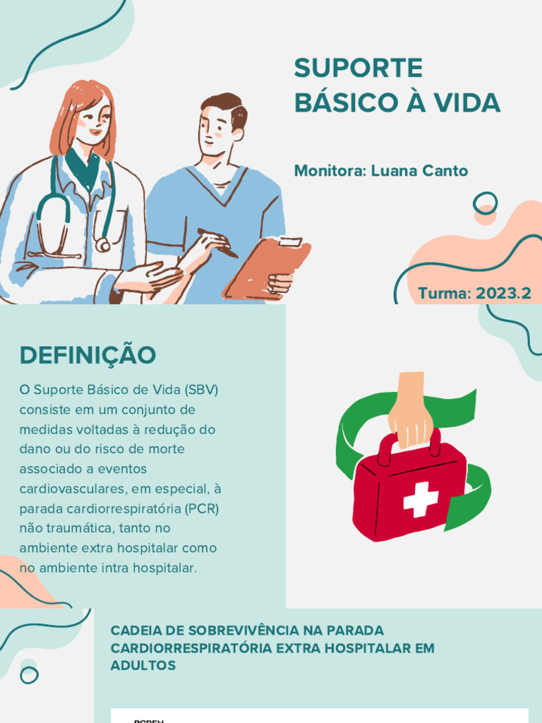 SBV monitoria HP1 | PDF | Reanimação cardiopulmonar