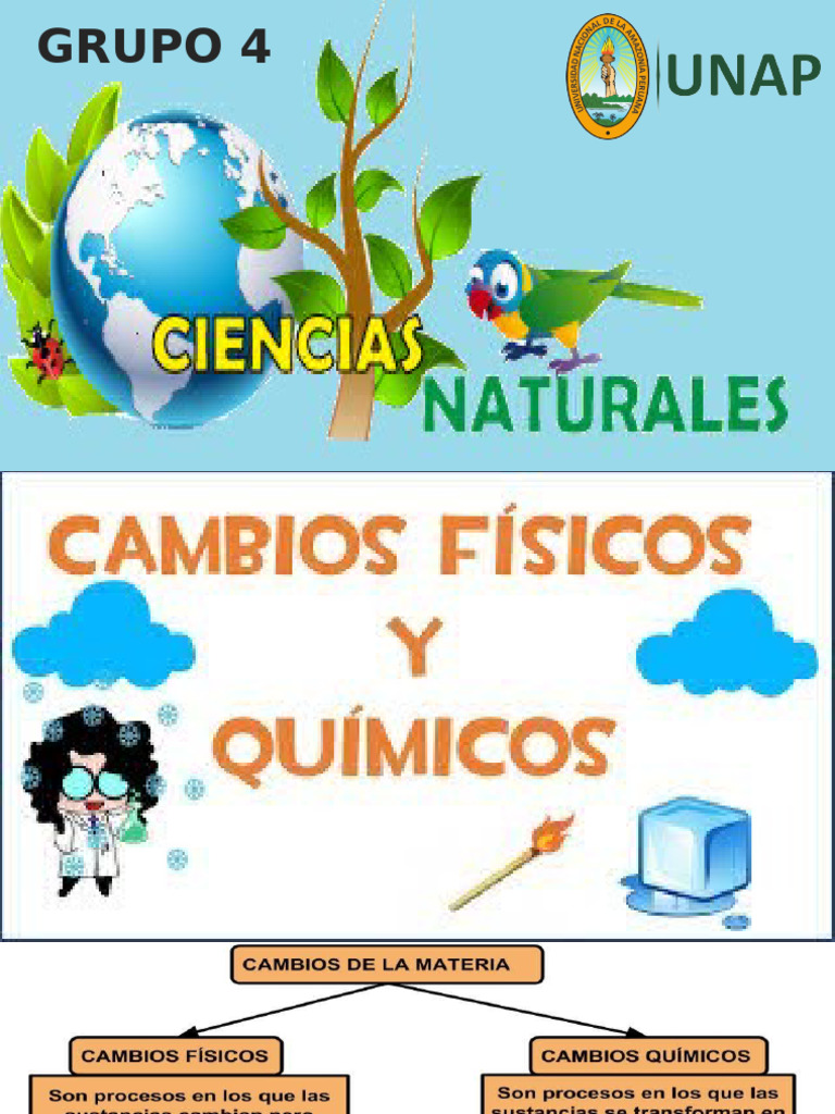 Cuadro Comparativo Cambio Fisico y Quimico Grupo 4 | PDF