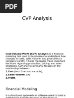 CVP Analysis Formulas Cheat Sheet | PDF