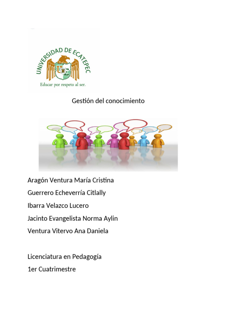 Gestión Del Conocimiento | PDF | Conocimiento administrativo | Conocimiento