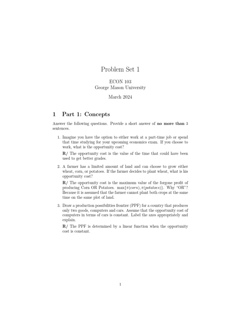 Solution Problem Set | PDF | Elasticity (Economics) | Labour Economics Solution Problem Set | PDF | Elasticity (Economics) | Labour Economics