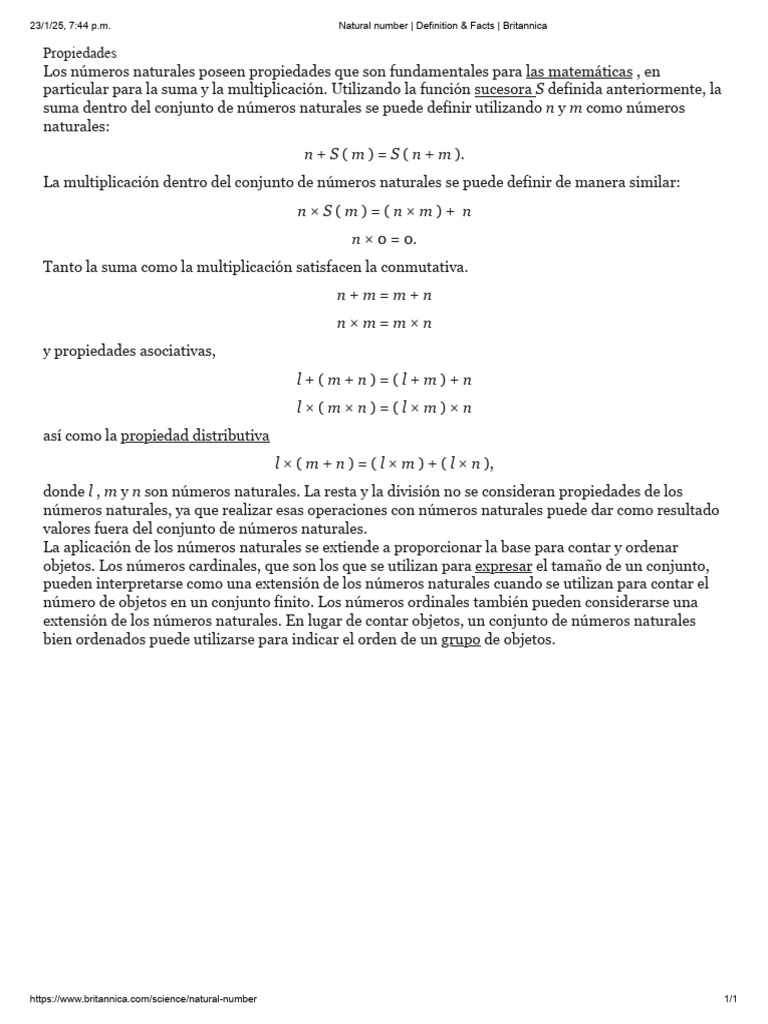 Natural number _ Definition & Facts _ Britannica | PDF