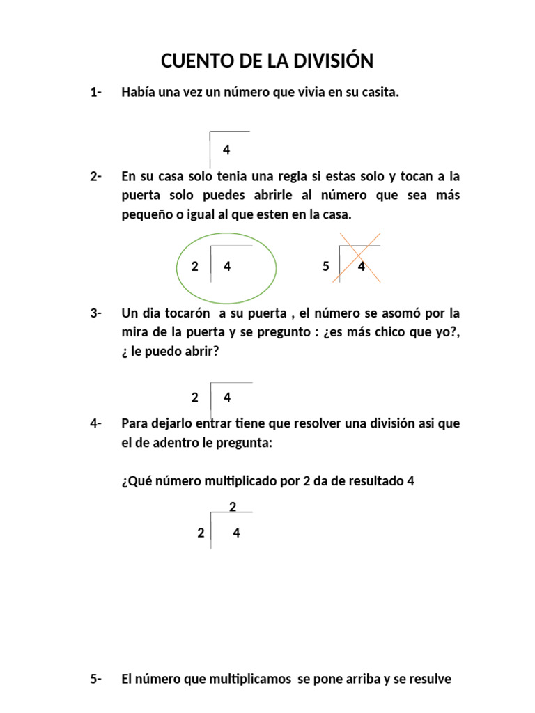 Cuento de La División | PDF