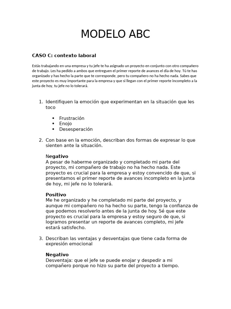 Modelo Abc | PDF