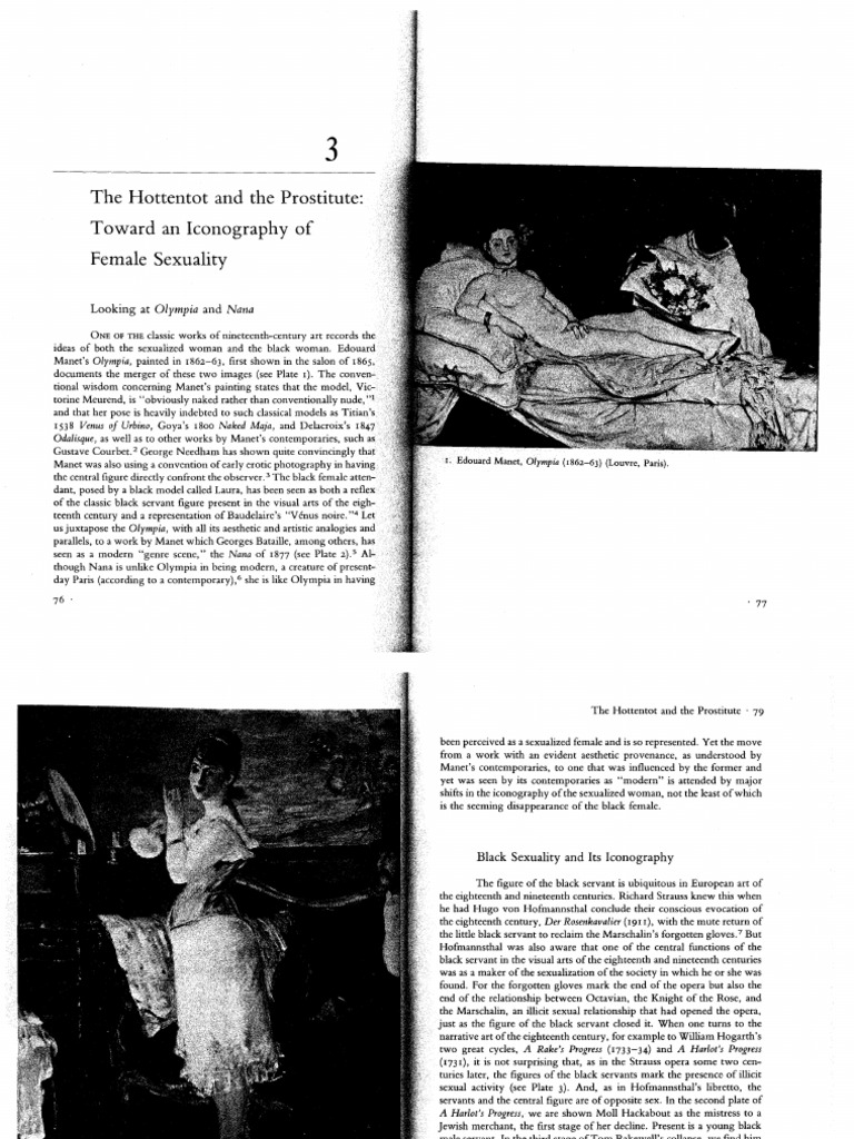 Iconography of Female Sexuality in Art | PDF | Édouard Manet