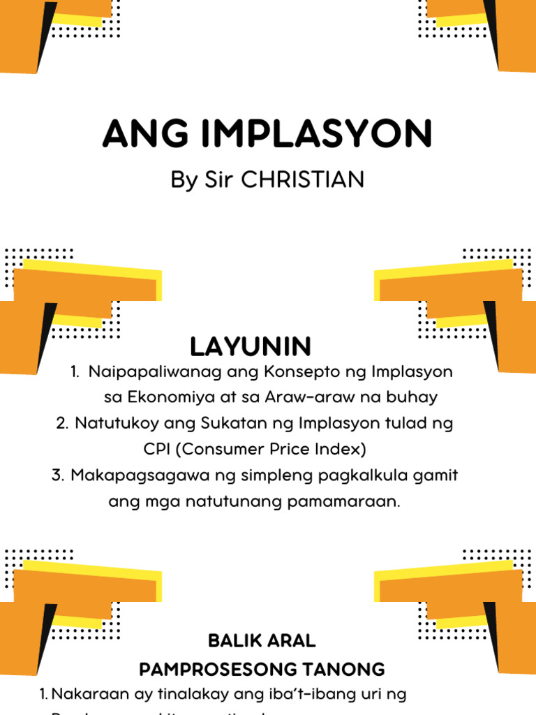 ANG-IMPLASYON | PDF