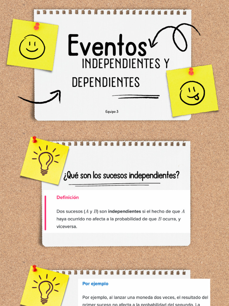 Eventos Dependientes e Independientes | PDF