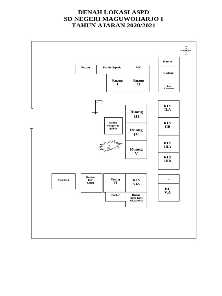 Denah Ruang Ujian | PDF