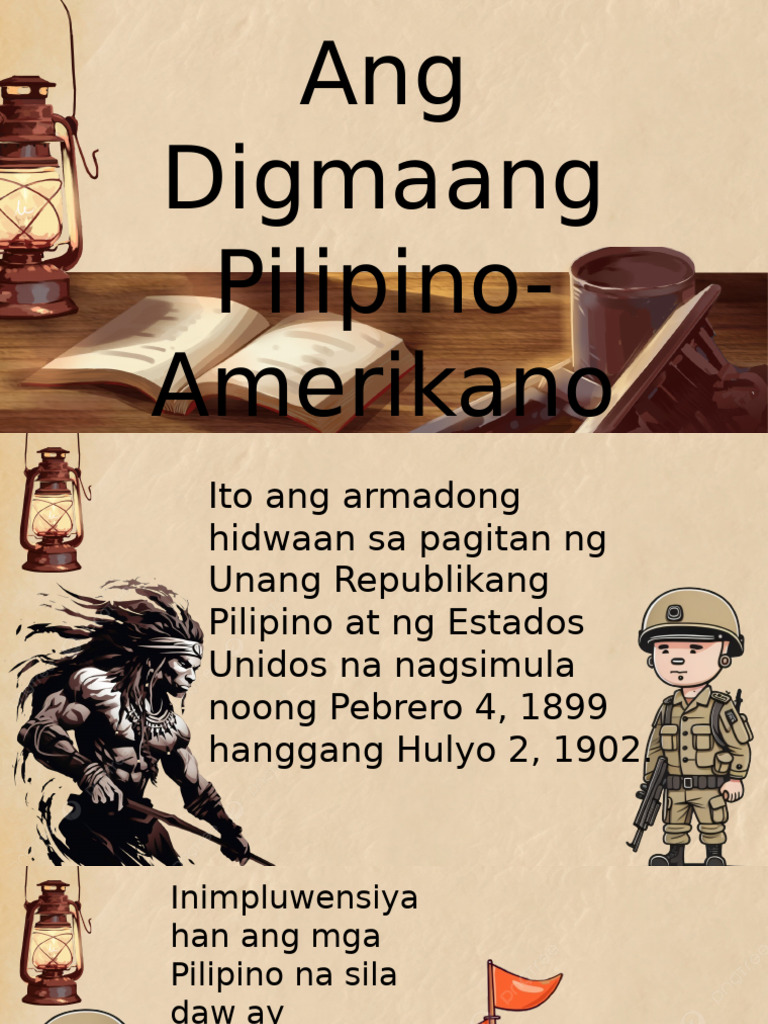 Ang Digmaang Pilpino-Amerikano | PDF