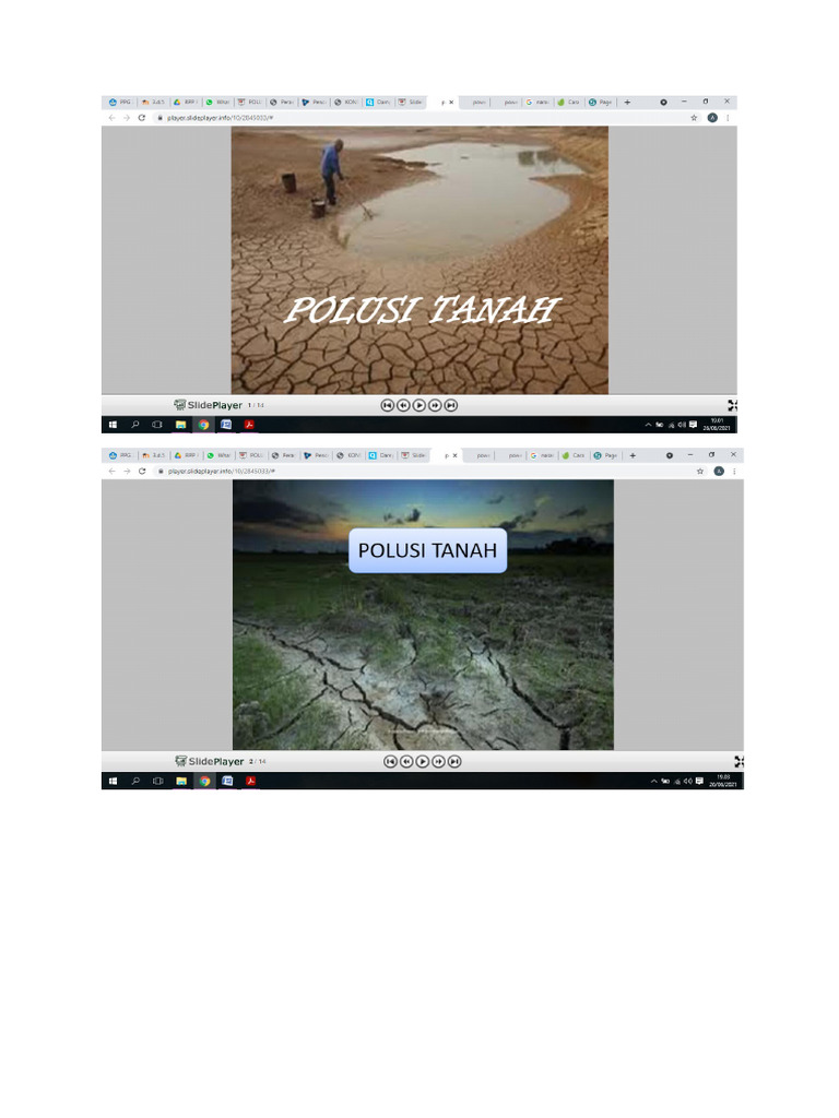 Pencemaran Tanh | PDF