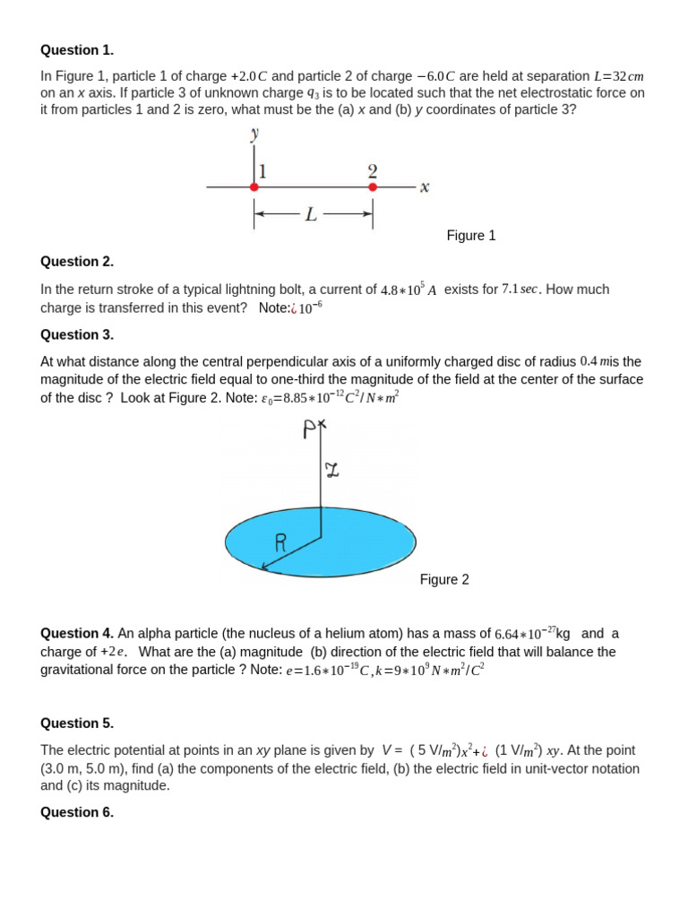 Physics 2A. 2 | PDF | Electric Field | Electromagnetism