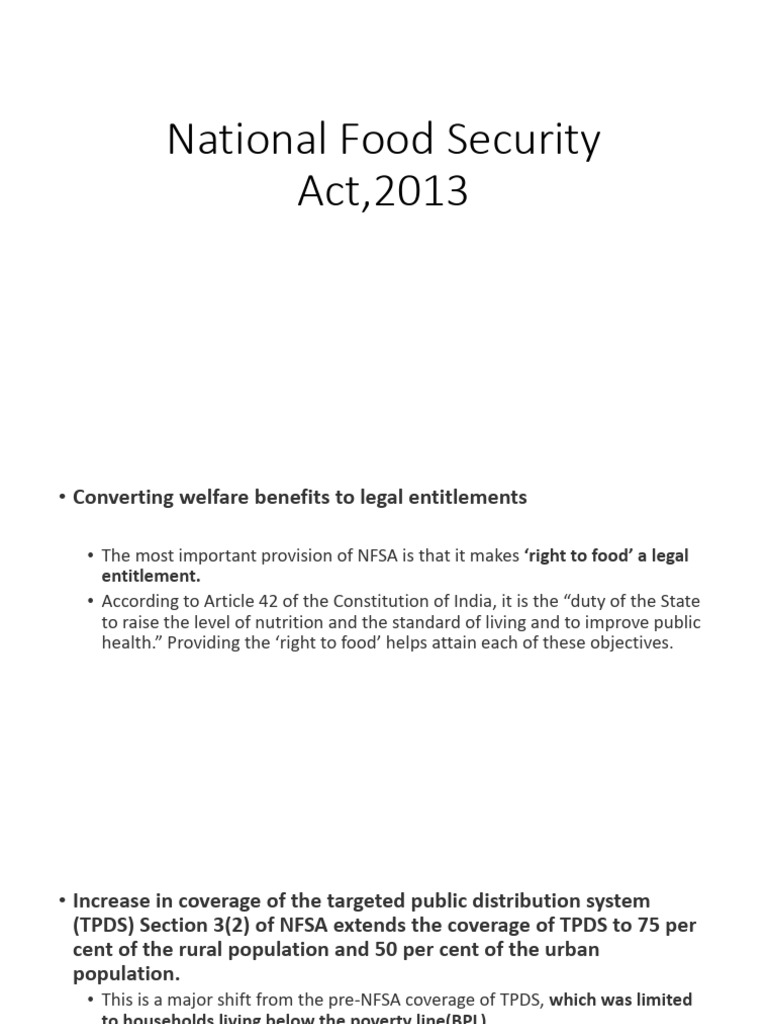 Classroom 0 National Food Security | PDF | Economies | Standard Of Living